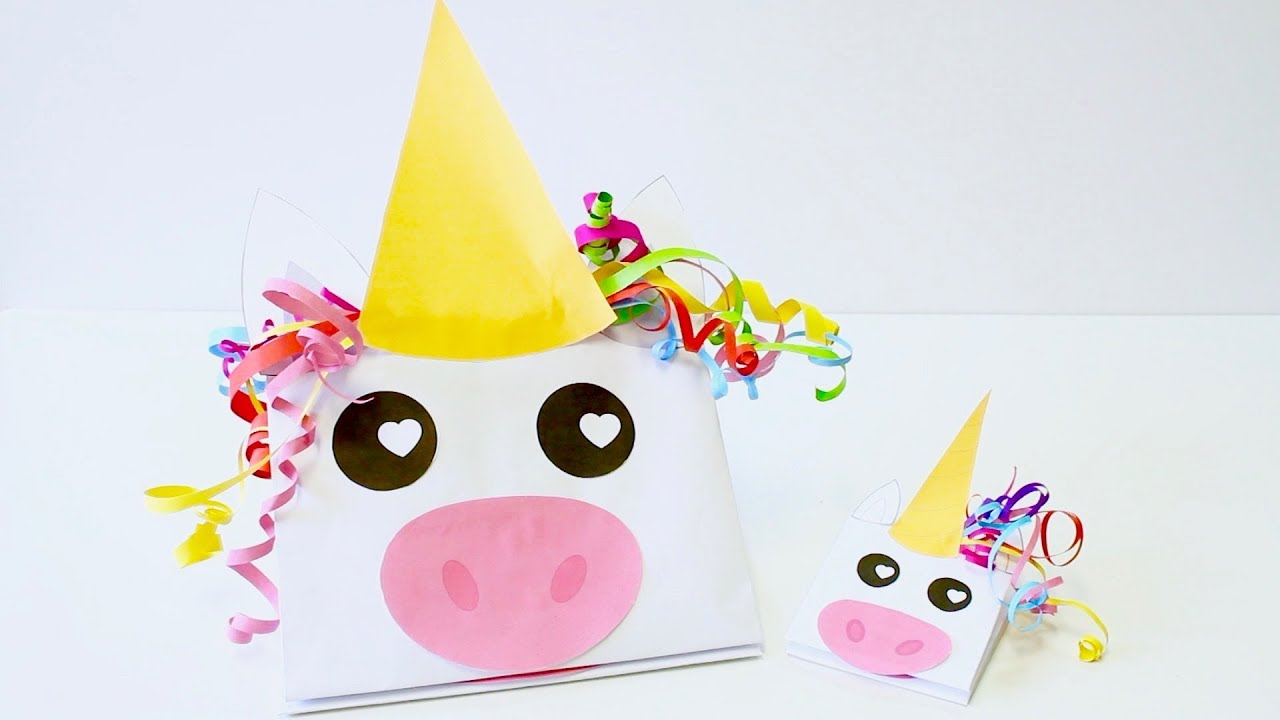 How to Make a Giant Paper Unicorn Puppet - YouTube