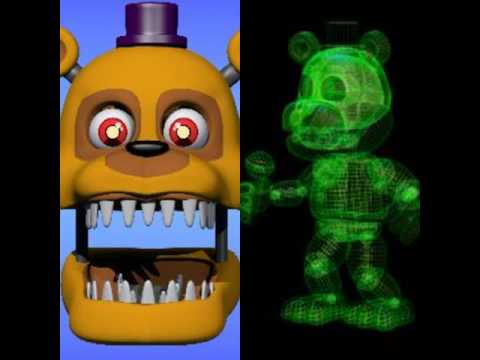 (FNAF SONG) Adventure Nightmare Fredbear & Adventure Virus Freddy - YouTube