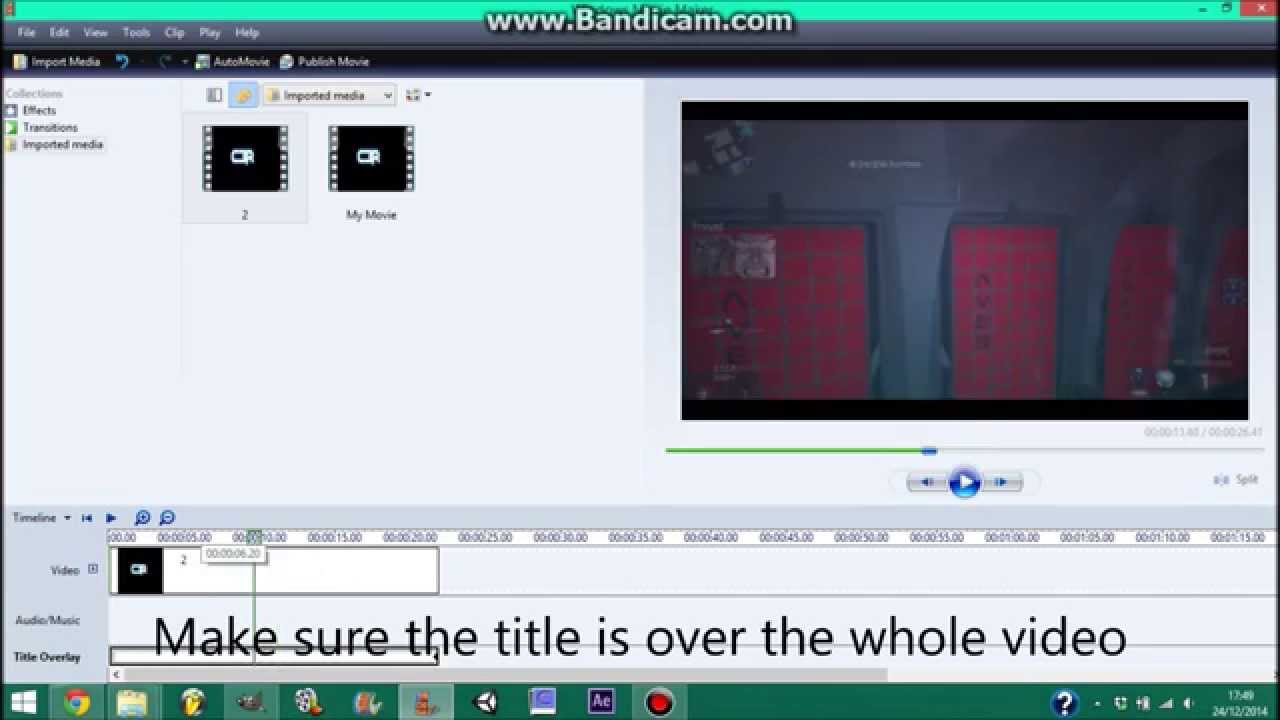 Movie Maker Tutorial - How to Add Widescreen Bars, CC looks and ...