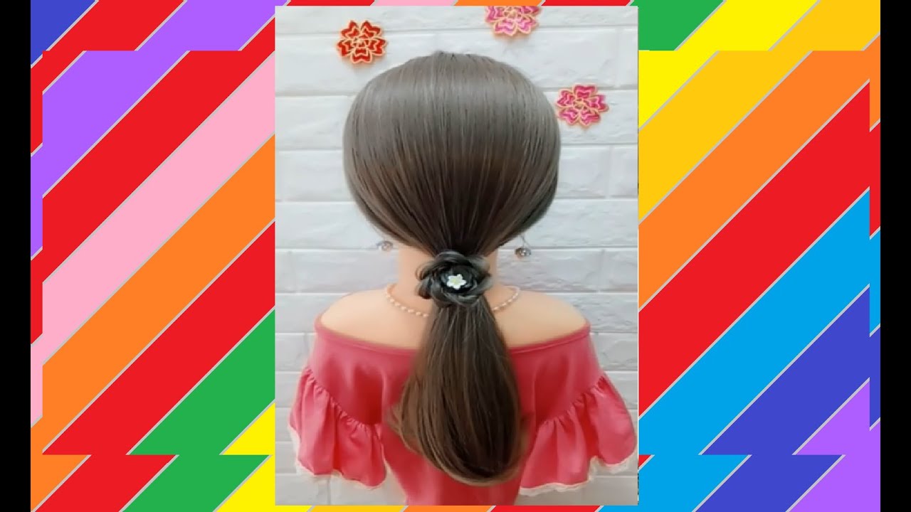 Qizlar uchun chiroyli va oson soch turmagi. Красивые и легкие прически ...