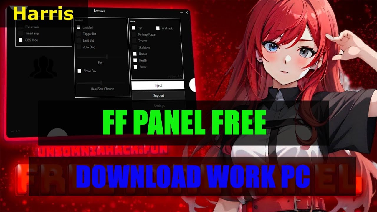 (NEW) FREE FIRE HEADSHOT PANEL | FREE FIRE + FF MAX AIMLOCK + AIMBOT ...