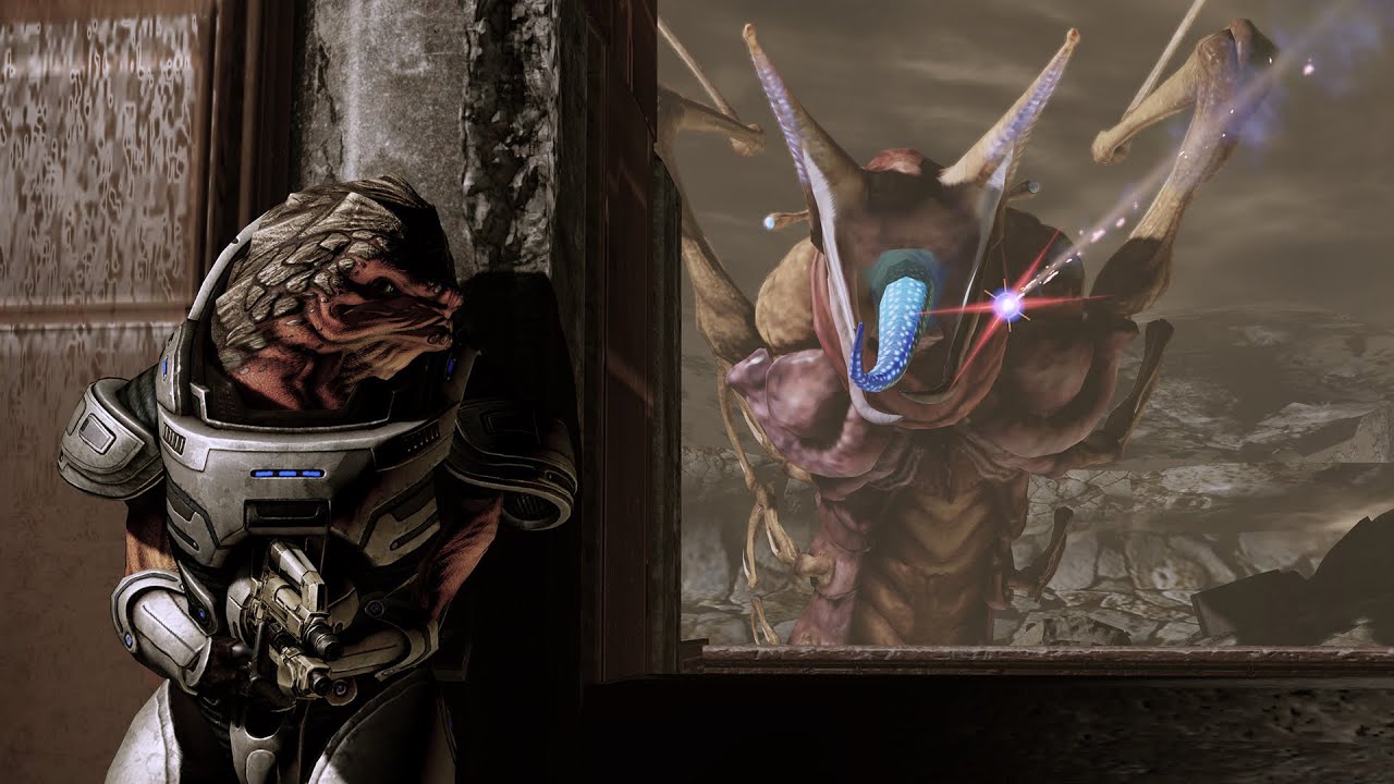 Grunt's Rite of Passage (THRESHER MAW BOSS FIGHT) - Mass Effect ...