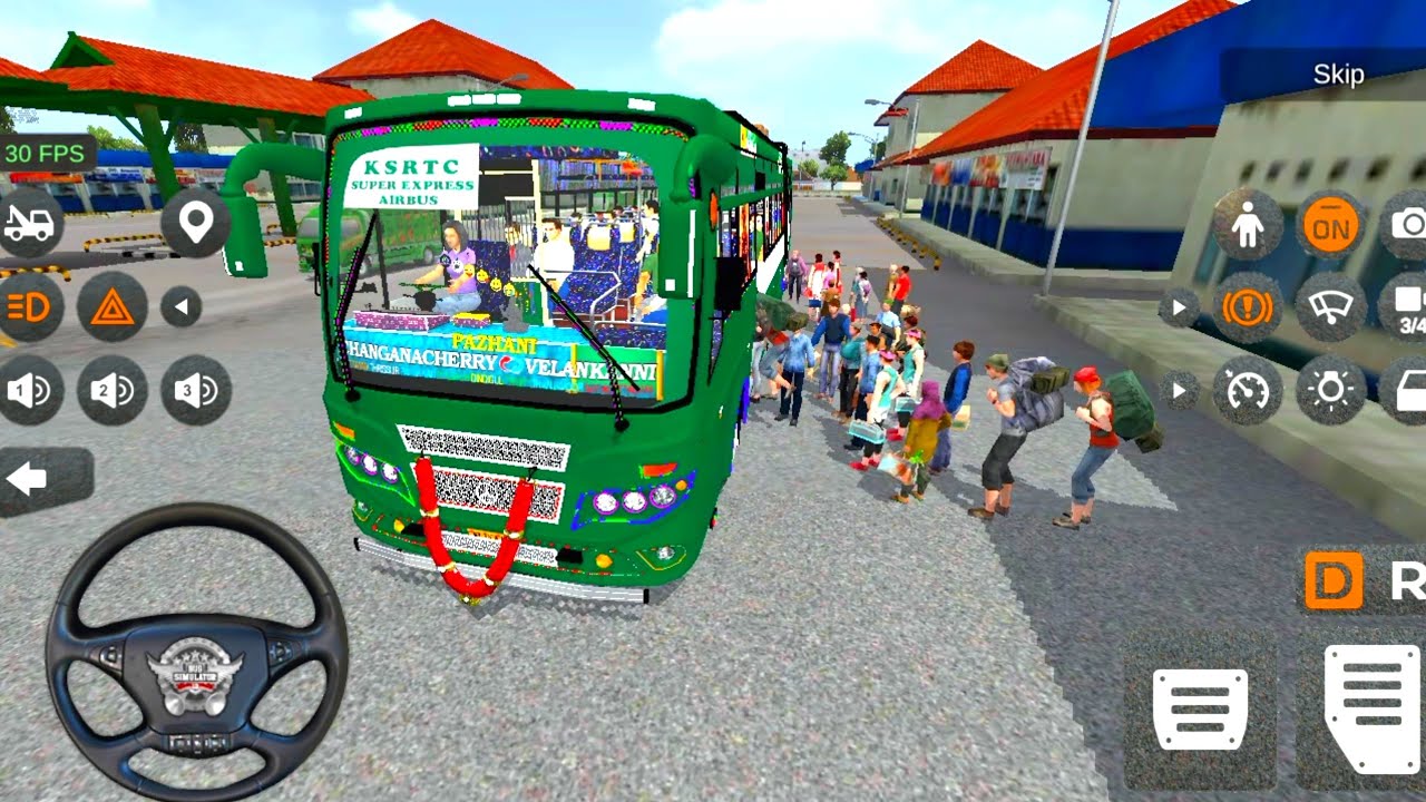 💥Best Lighting Bus Simulator SVS TN Private GG Mod New Map Padang ...