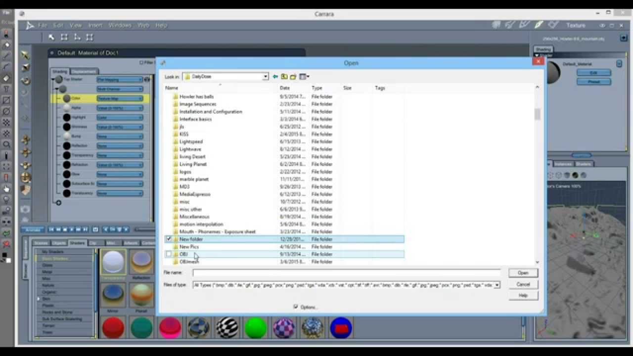 exporting Wavefront OBJ and using in Carrara, Curvy and other 3D programs - YouTube