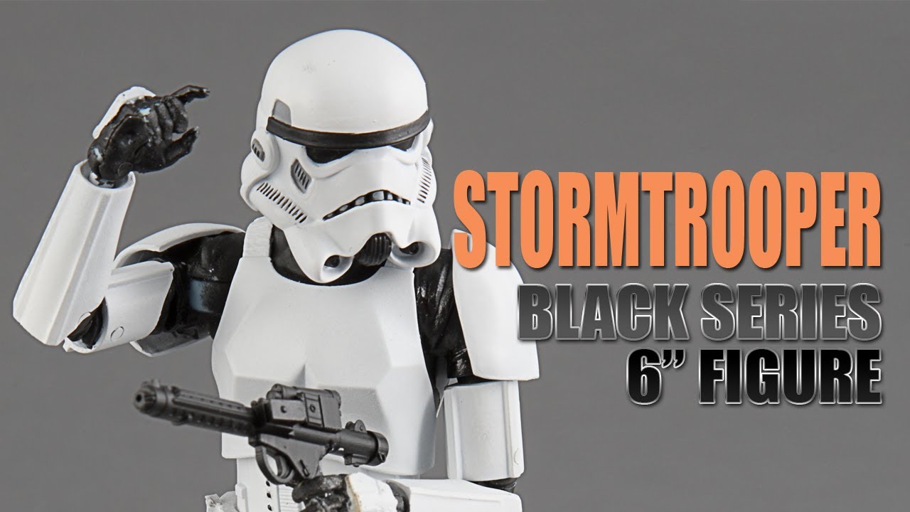 Hasbro Black Series 6 inch Stormtrooper Star Wars action figure review ...