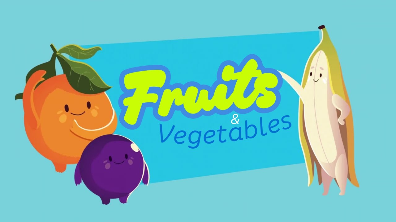 Learn Fruits & Vegetables for Kids | Fun Nursery Rhyme & Educational ...