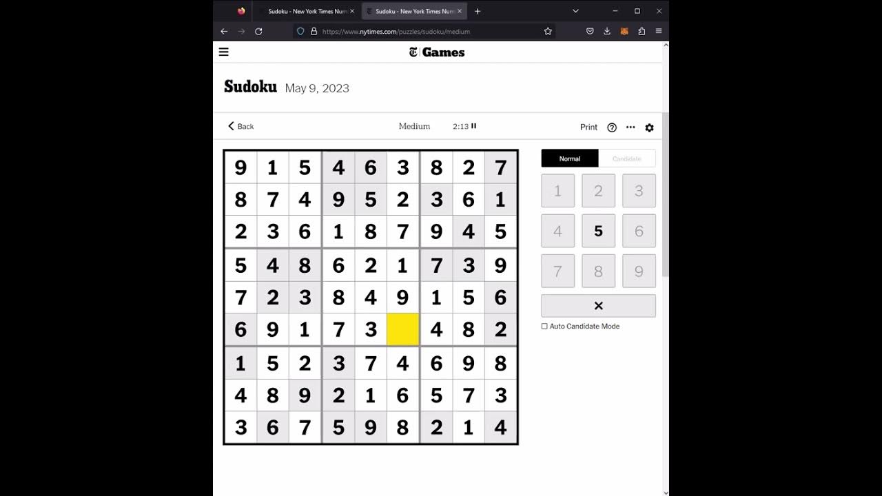 New York Times Sudoku Answers 9th May 2023 YouTube new-york-times-sudoku-answers-9th-may-2023-youtube