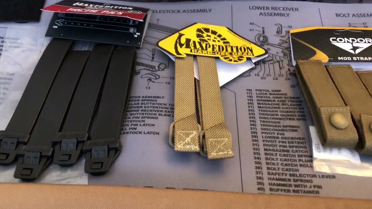 Straps for attaching PALS/MOLLE devices that just have the PALS loops ...