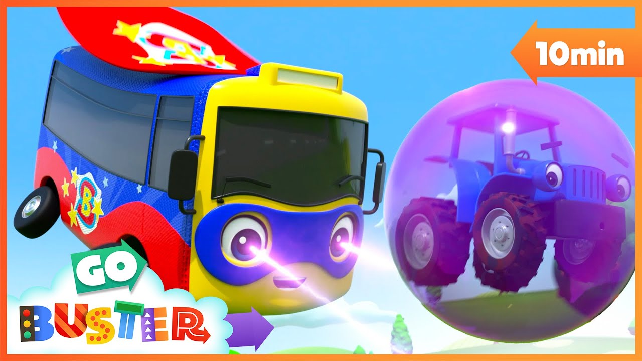 Oh No! Go Buster is Stuck in the Mud! 🚌💨 | Sing Along with Buster 🎶 ...
