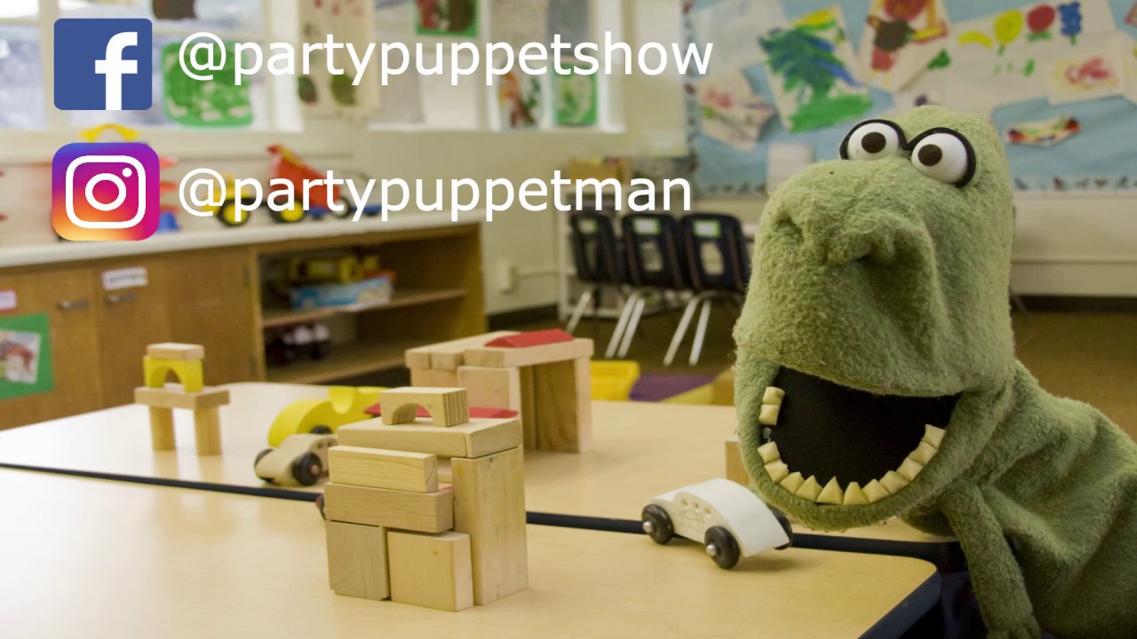 BEHIND THE SCENES OF PARTY PUPPET SHOW - YouTube