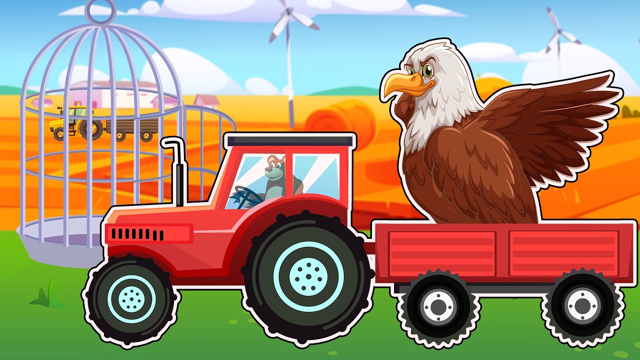 The Bear Farm: Bear Farmer Treats Wounded Eagle | Vehicles Farm - YouTube