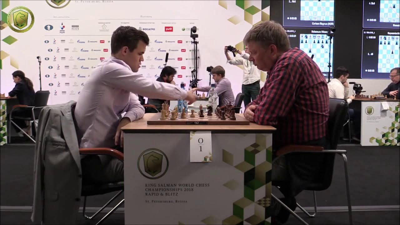 GM Carlsen (Norway) - GM Shirov (Latvia) "5 min Series" - YouTube
