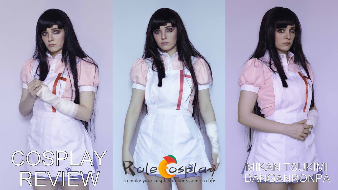 Cosplay Review & Wig Tutorial: Mikan Tsukimi (Danganronpa) from ...