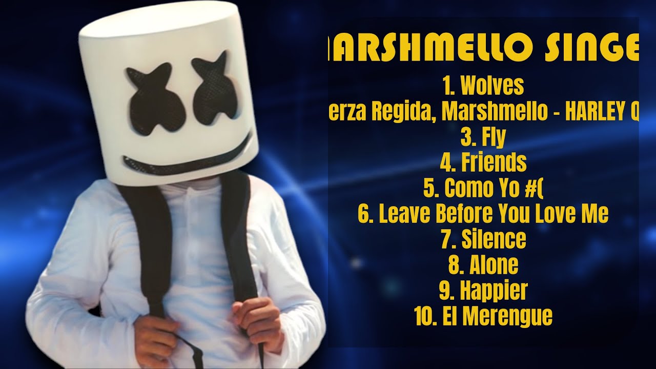 Marshmello Singer-Essential hits for every music lover-Premier Songs ...
