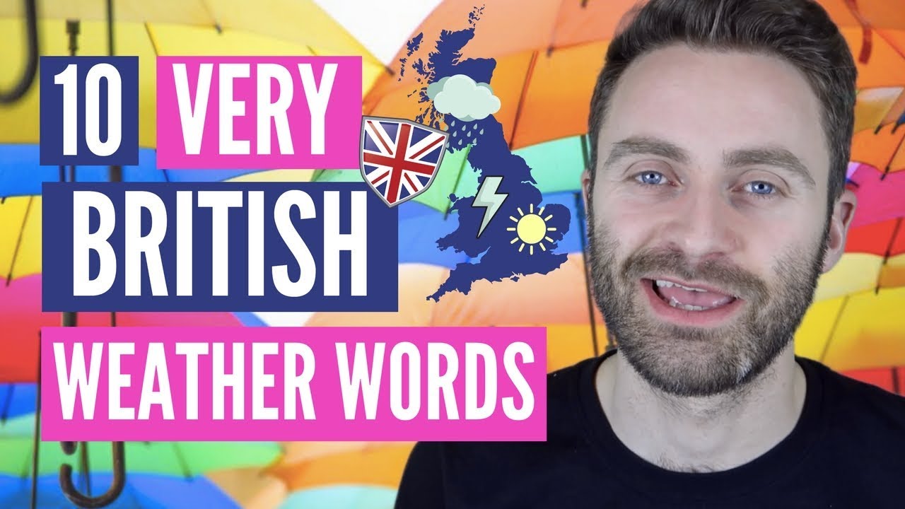 10 Very British Weather Words - YouTube