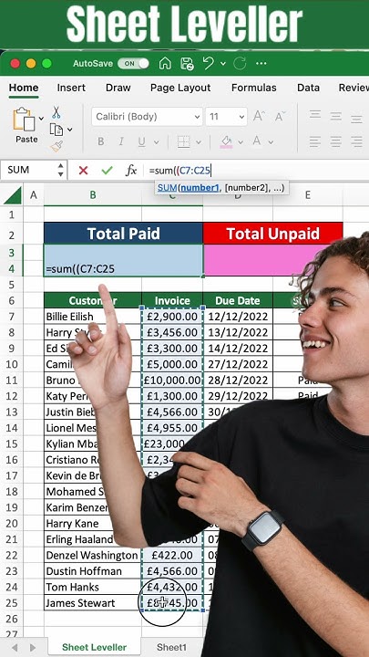 Master Excel: Sum Values Based on a Different Column with Conditional Sum - YouTube