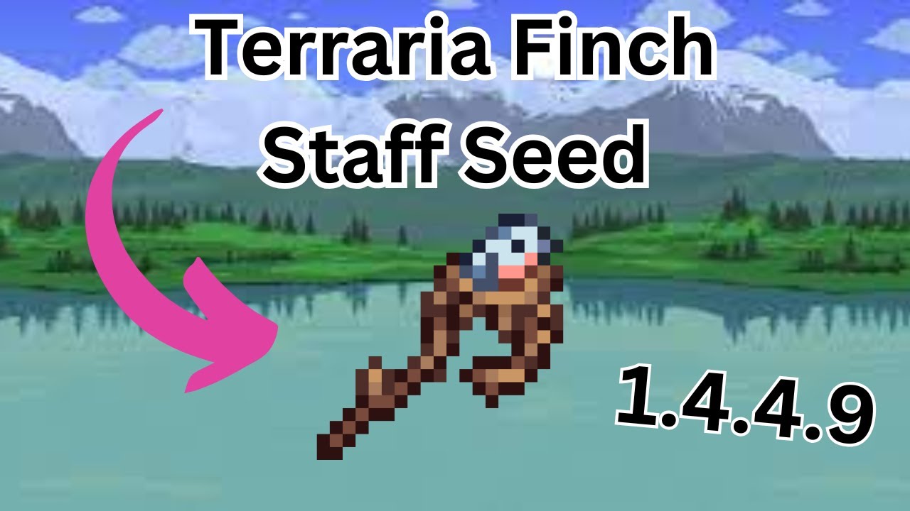 Terraria 1.4.4.9 Finch Staff seed (UPDATED) - YouTube