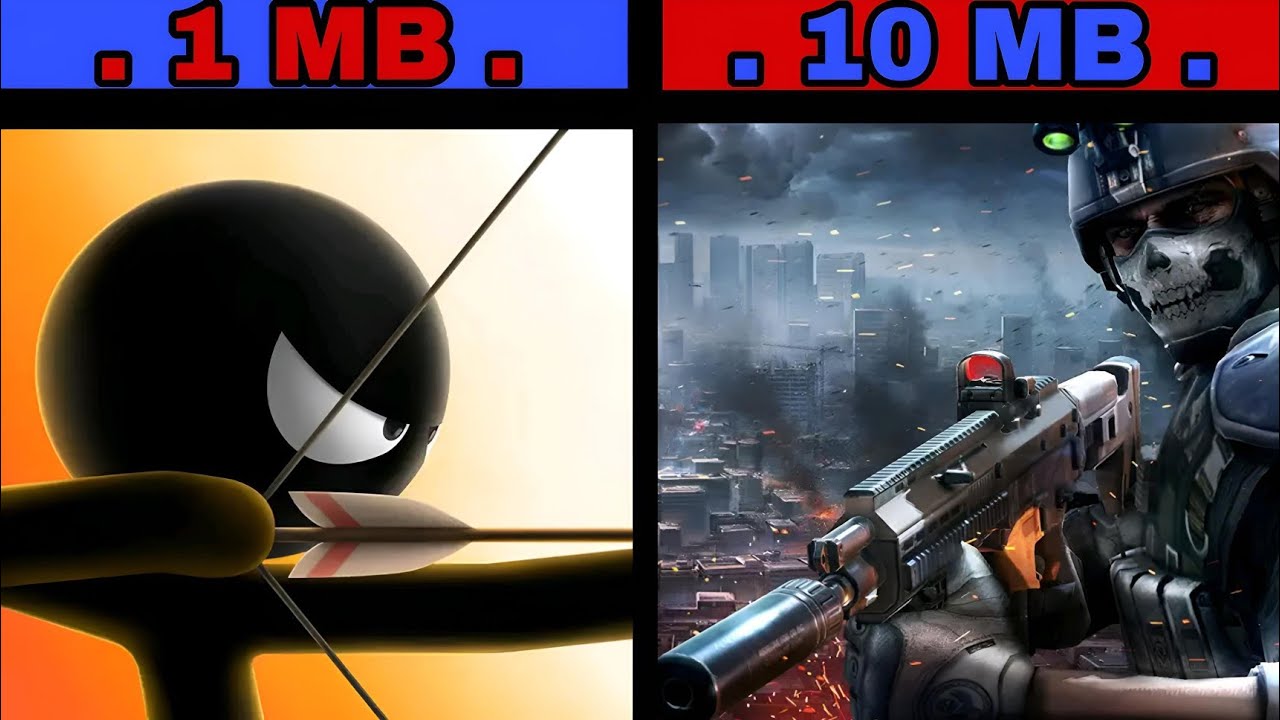 1MB TO 10MB GAME ON PLAY STORE IN ANDROID 😎|| PLAY STORE GAME VIDEO ...