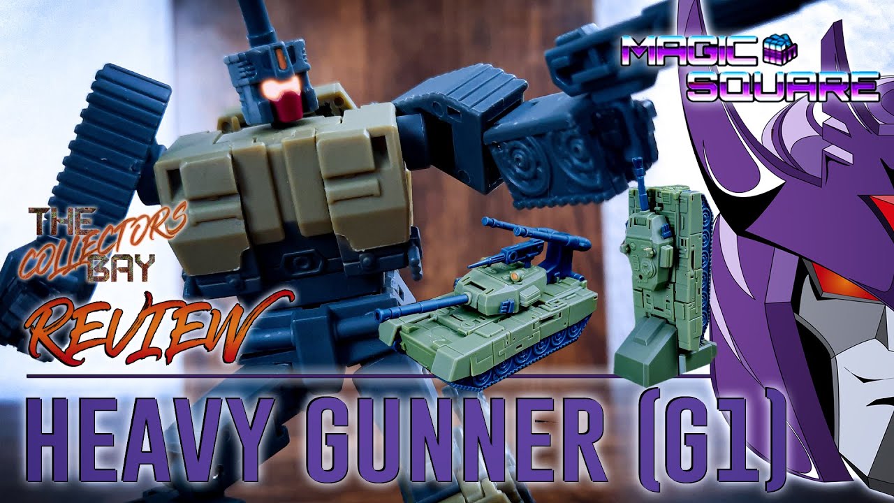 Magic Square Toys G1 Heavy Gunner Review | 3P G1 Legends Brawl | The ...