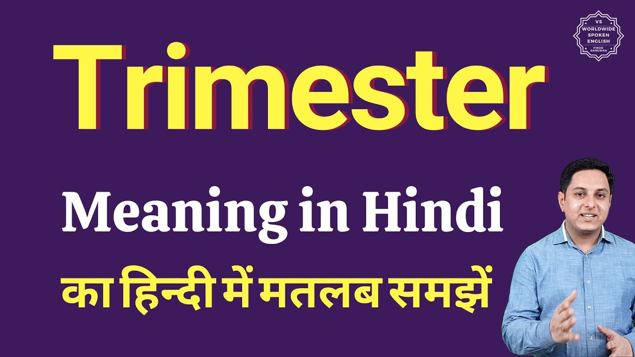 Trimester Meaning In Hindi Trimester Ka Matlab Kya Hota Hai YouTube