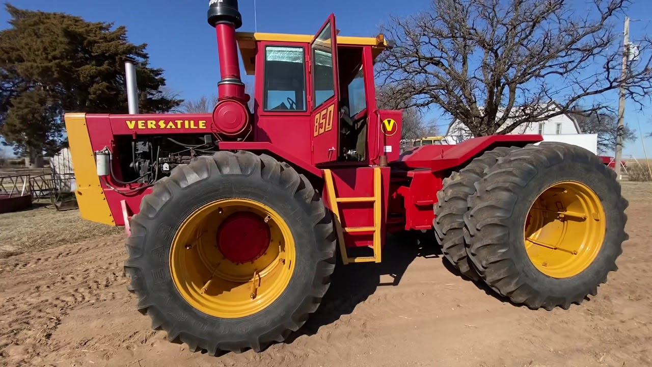 Lot #6908 - Versatile 850 Tractor #3 - YouTube
