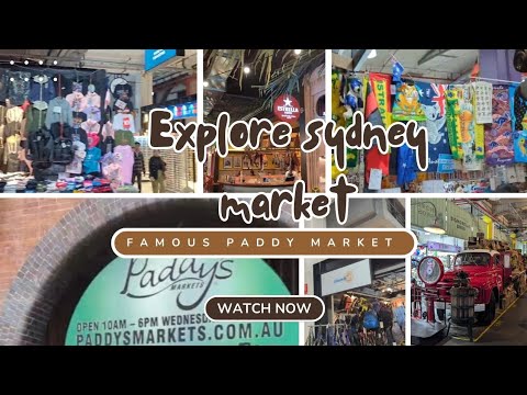 Sydney Famous Paddy Market ! explore Australia shopping market #travel# ...