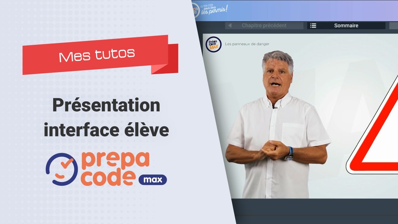 Prépacode Max : présentation interface élève - YouTube