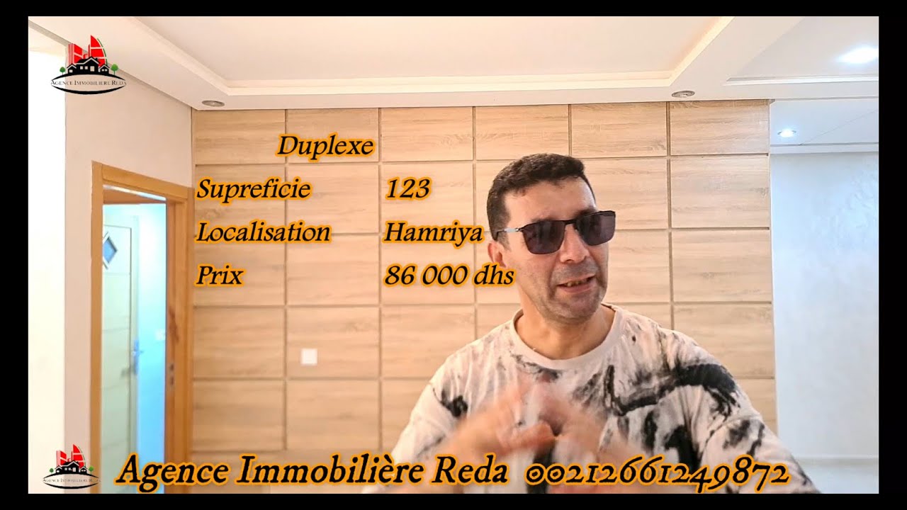 Duplex Haut Standing 123m Hamriya Meknes - YouTube