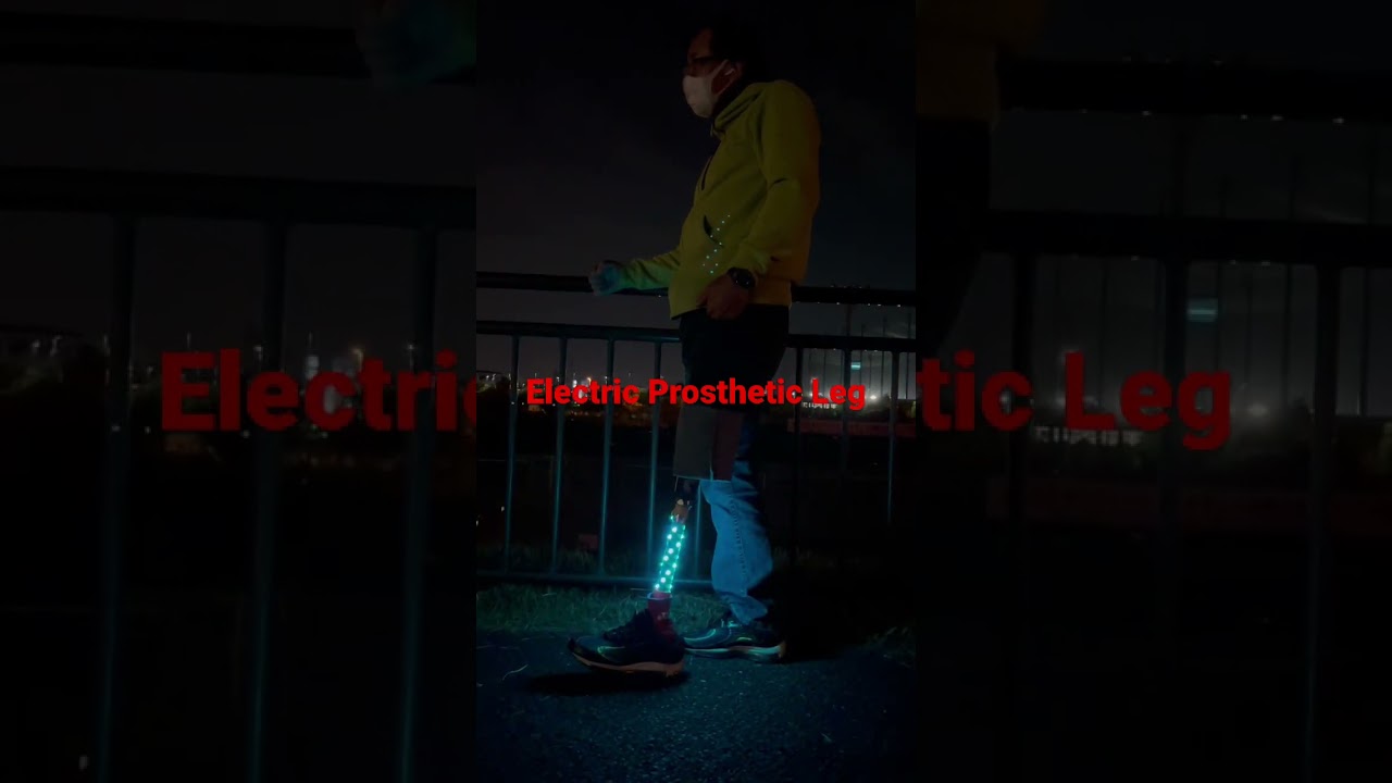 Electric prosthetic leg. - YouTube