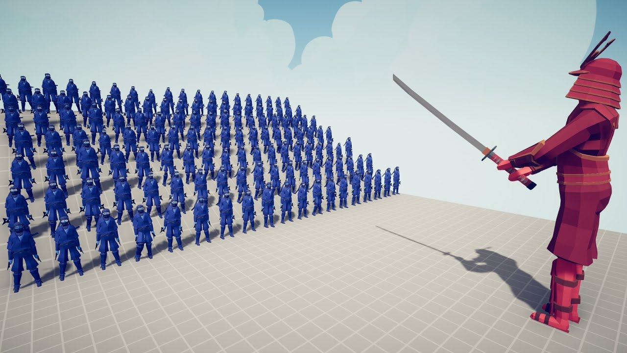 EPIC NINJA ARMY vs EVERY GOD | Totally Accurate Battle Simulator TABS ...