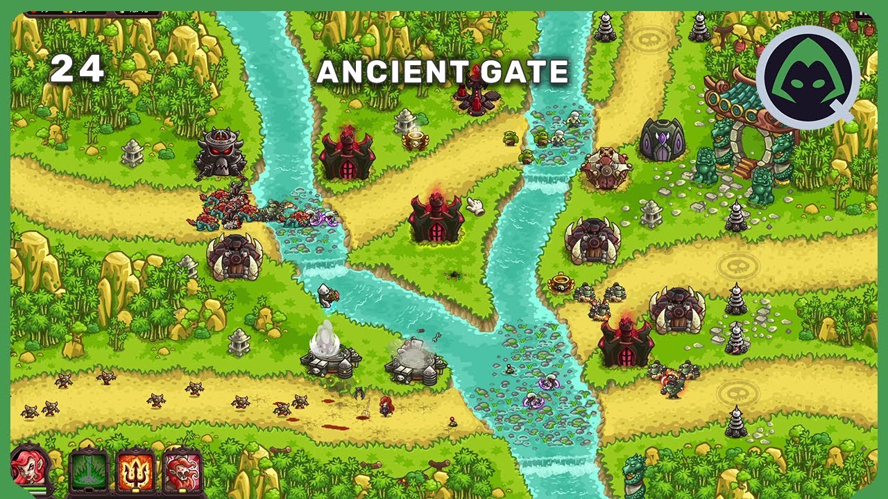 24 Ancient Gate - Kingdom Rush Vengeance - YouTube