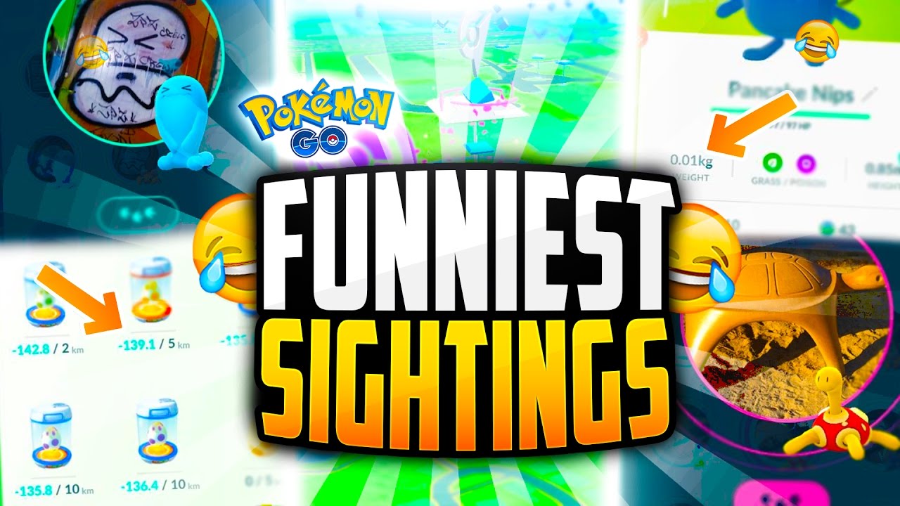 Pokemon Go - The Top 5 FUNNIEST Pokemon Go Sightings! (HILARIOUS ...