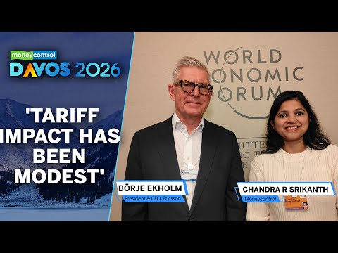 Davos 2026  Ericsson CEO on Geopolitics, Tariffs and Why AI Will Drive 5G Growth