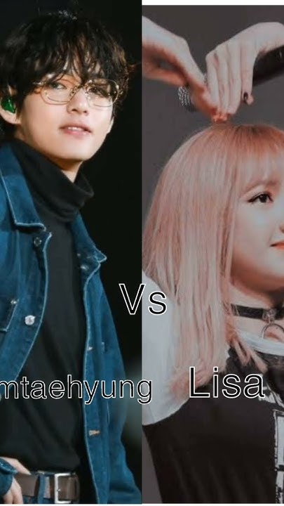 Lisa and kimtaehyung💜ᗷTS 💜 #v #lisa #kpopidol #btsarmy #blackpink #btsmember # blackpink members ...