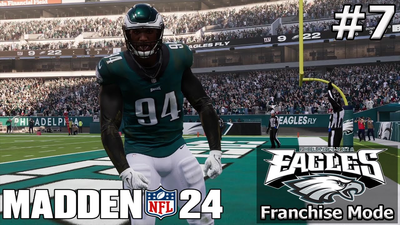 The Eagles Defense Bullies Daniel Jones || Madden 24 Philadelphia ...