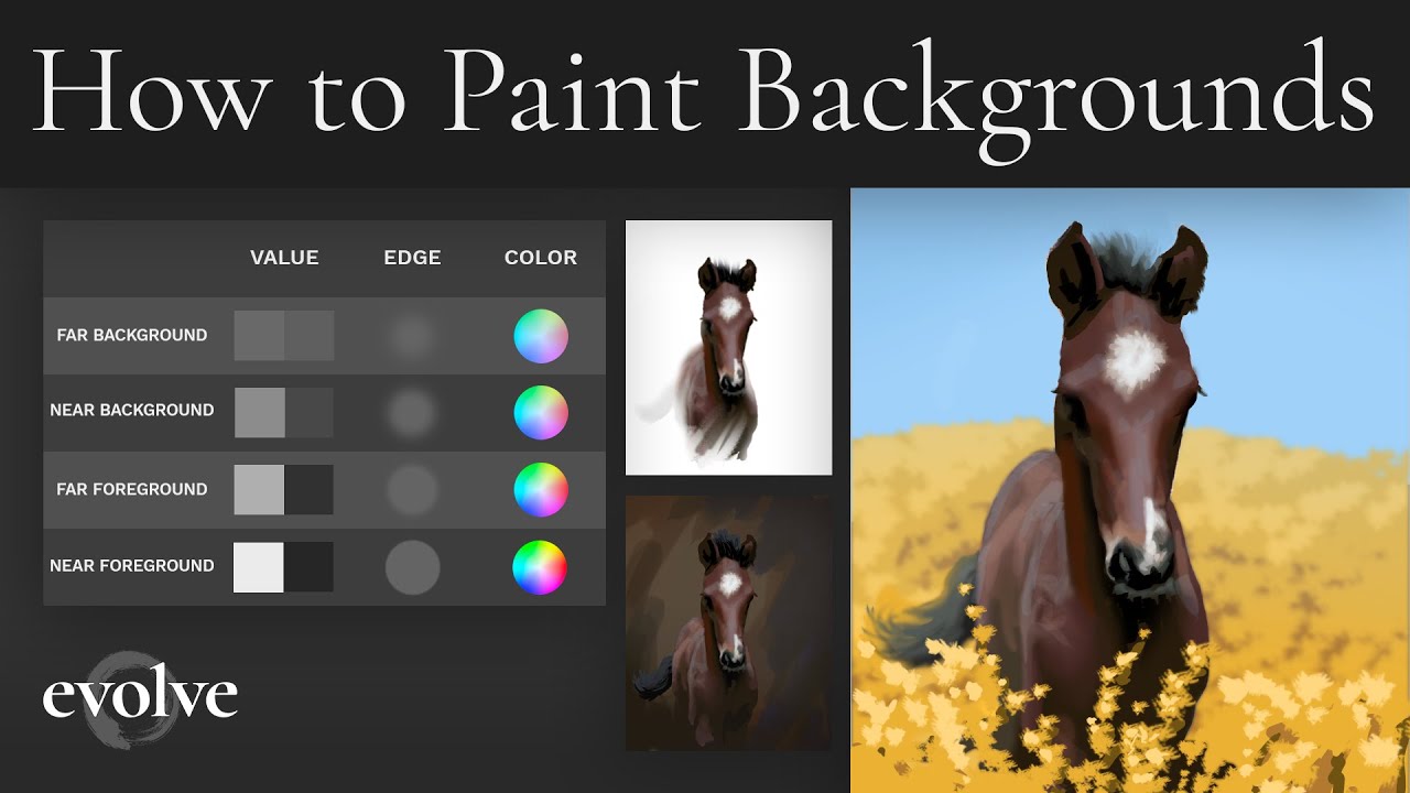 How to Paint Backgrounds for Any Painting - YouTube
