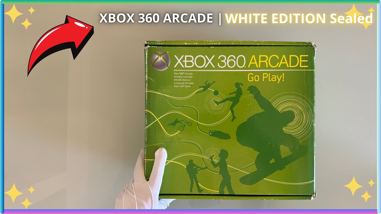 XBOX Evolution | #2 XBOX 360 ARCADE | WHITE EDITION - Unboxing!!! - YouTube