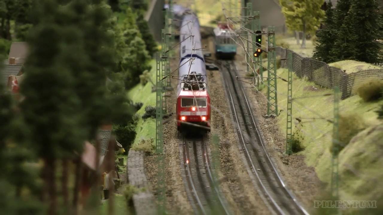 Model Railway Layout in HO scale with German Landscapes - YouTube
