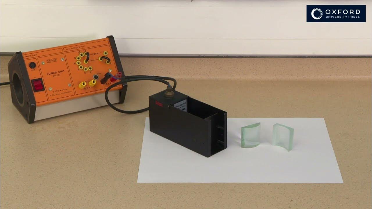 Book 3A Expt 3a - Bending of light in a convex lens and a concave lens ...