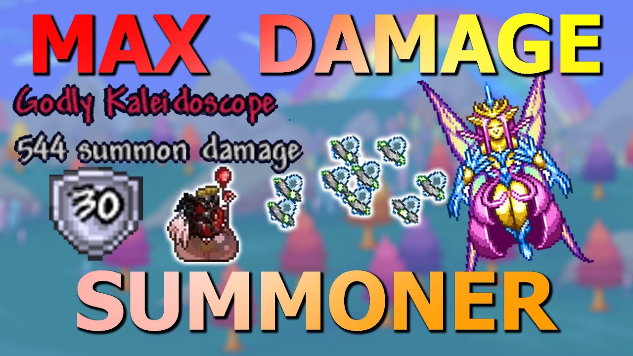 Playing Master Mode Summoner with only Damage accesories - YouTube