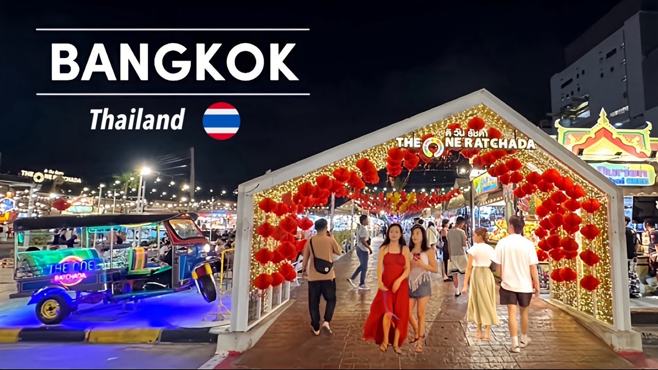 The One Ratchada Bangkok [4K] Thailand 🇹🇭 Nighltlife - Market - Street ...