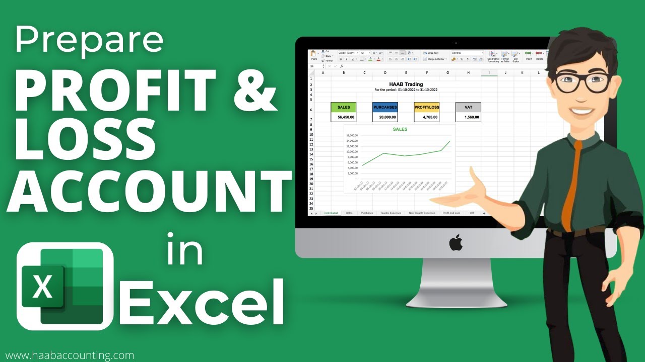 How to prepare Dynamic Profit & Loss in Excel Sheet? - YouTube