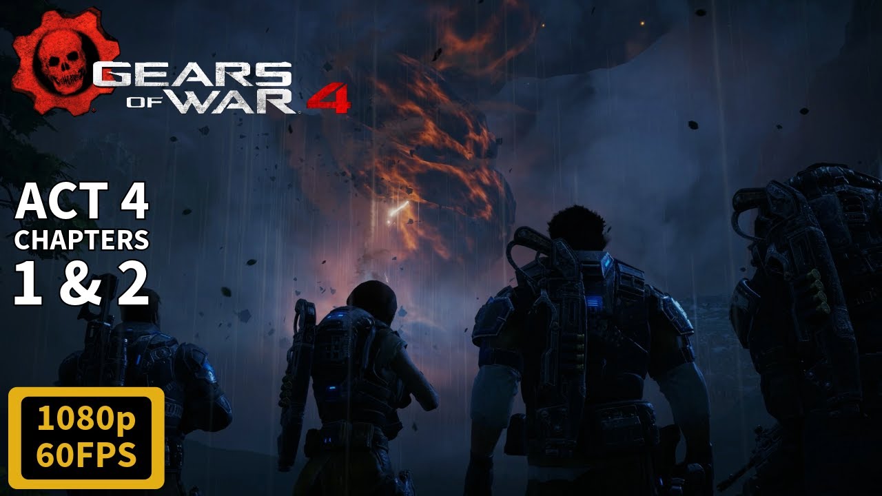 GEARS OF WAR 4 Gameplay Walkthrough No Commentary Act 4 Chapters 1 & 2 ...