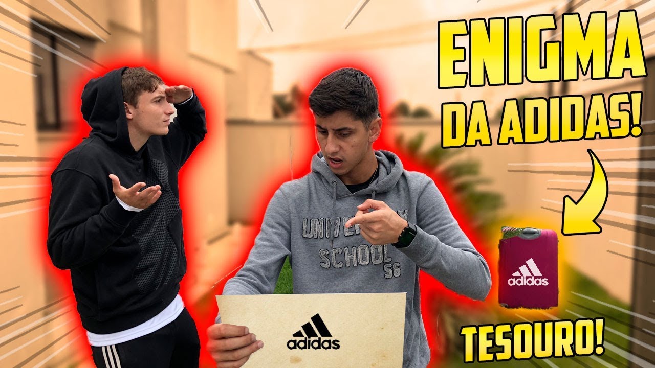 O ENIGMA DA ADIDAS MISTERIOSO!! ( olha oque tem dentro ) - YouTube