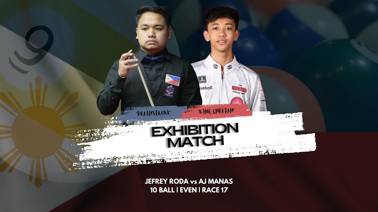 JEFREY RODA vs AJ MANAS | 10 BALL | EVEN | RACE 17 - YouTube