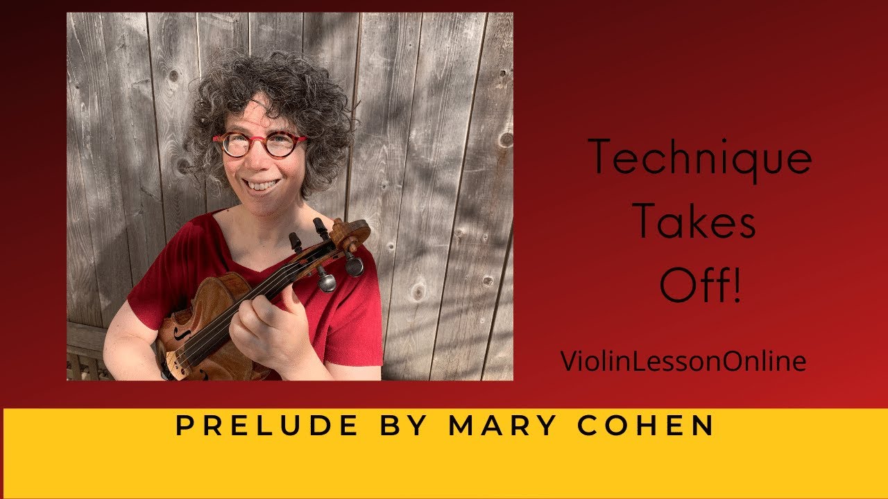 Mary Cohen Prelude from Technique Takes Off Violin - YouTube