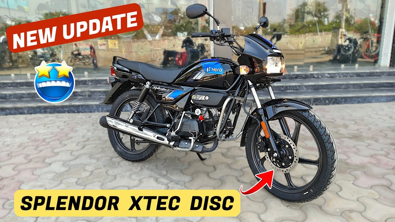 आ गई 🔥 DISC वाली New Hero Splendor Plus Xtec Updated Model Review ...