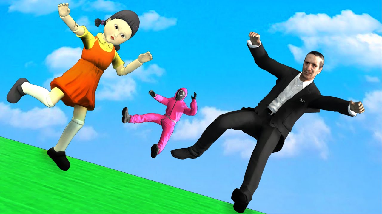 GMOD Physics demonstration | Squid game vol.2 - YouTube