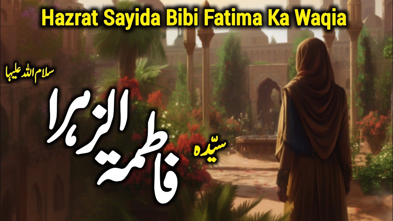 Hazrat Sayyida Bibi Fatima Ka Waqia | Hazrat Bibi Fatma Ki Shadi | Bibi ...