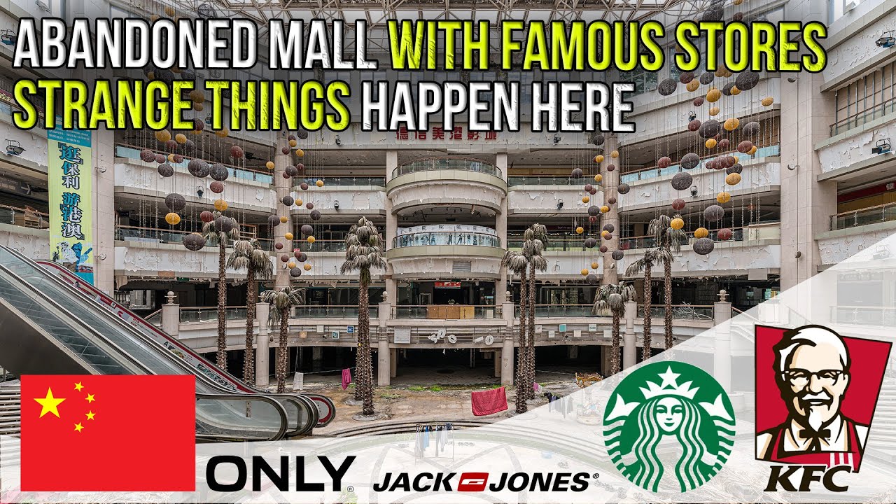 Found KFC & STARBUCKS in an abandoned SUPER MALL where STRANGE THINGS ...